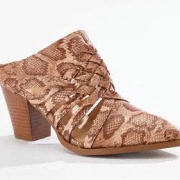 Cato | Shoes | Cato Faux Snakeskin Cut Out Heels Various Sizes ...